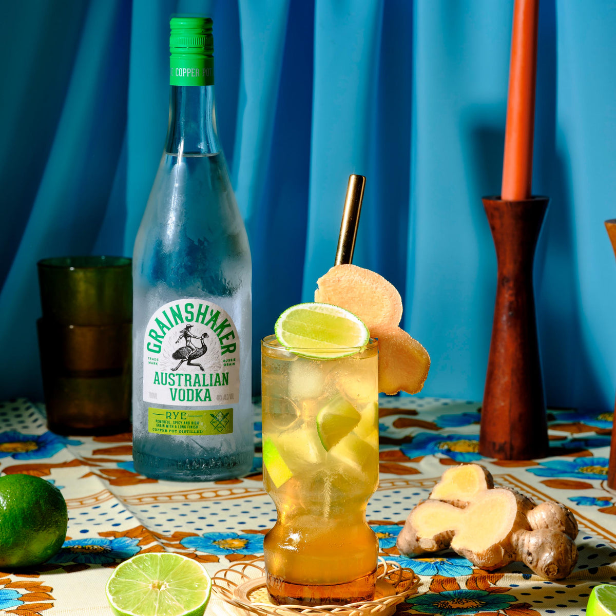 Australian Rye Vodka 40% 700mL | Grainshaker Vodka – Top Shelf ...